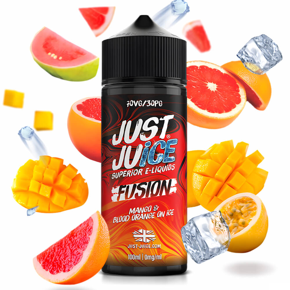 Mango Blood Orange On Ice 100ml Vape Juice by Just Juice