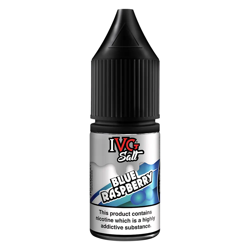 Blue Raspberry Nic Salt E-Liquid 10ml by IVG | 5 for £11 - WizVape.co.uk