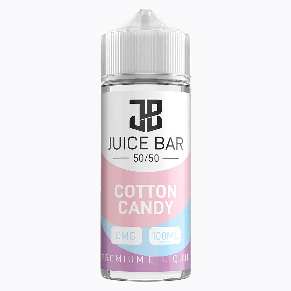 Juice Bar Cotton Candy 100ml Shortfill Vape Juice