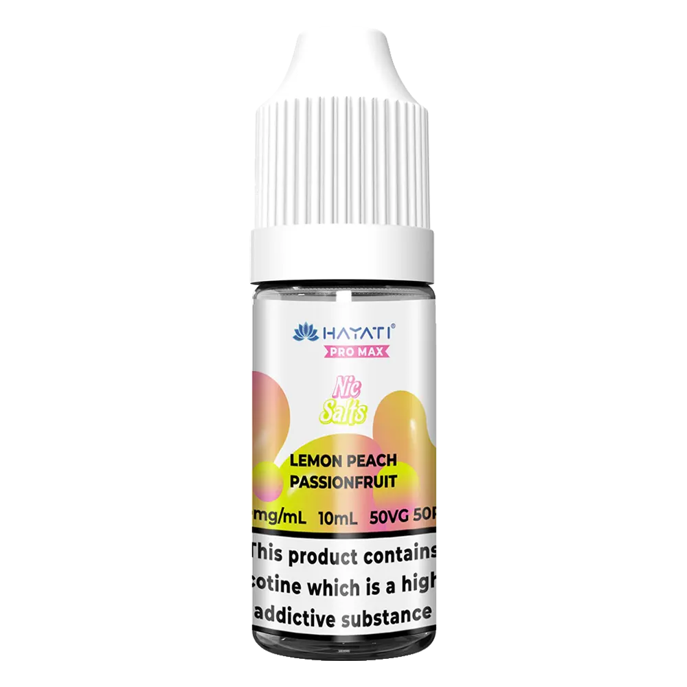 Hayati Pro Max Lemon Peach Nic Salt Vape Juice|5-£11