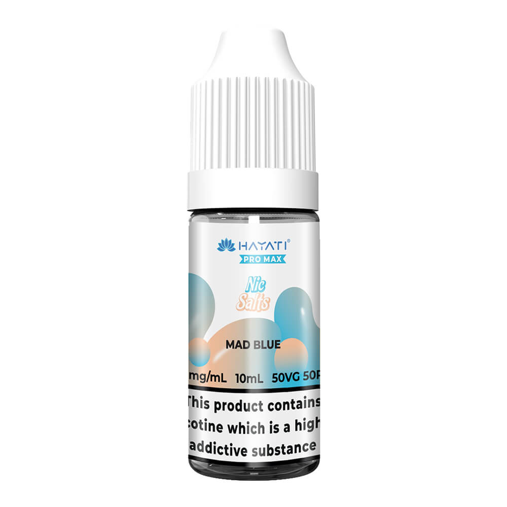 Hayati Pro Max Mad Blue Nic Salt Vape Juice|5-£11