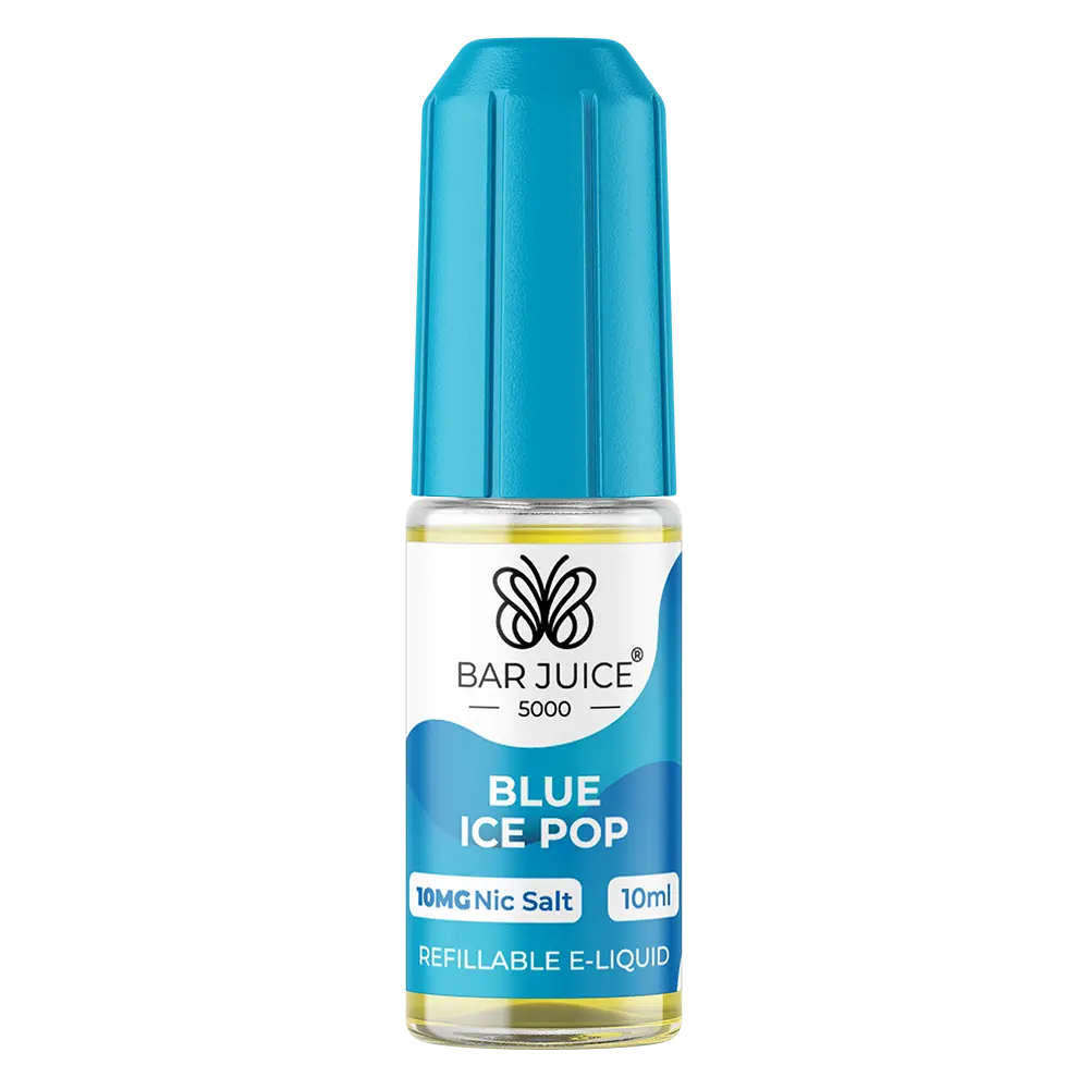 Blue Ice Pop Nic Salt Vape juice By Bar Juice 5000