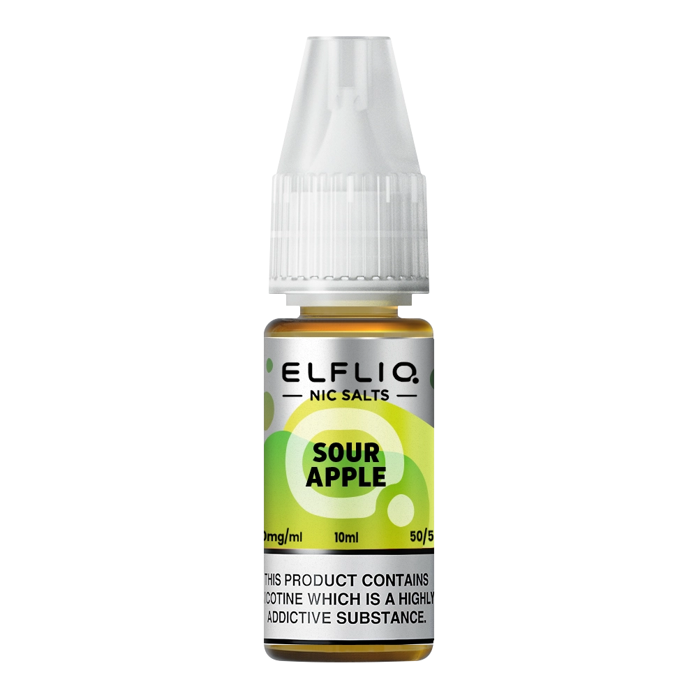 Elf Bar ElfLiq Sour Apple Nic Salt Vape Juice| 5-£11