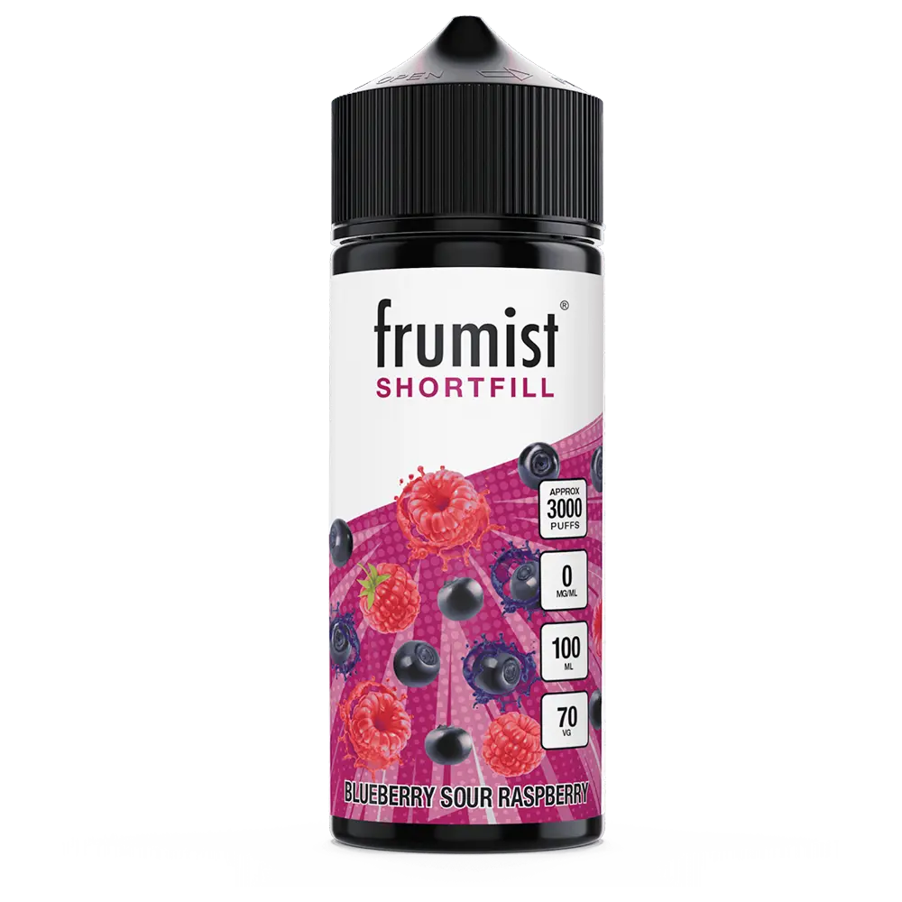 Frumist Blueberry Sour Raspberry 100ml Shortfill Vape Juice