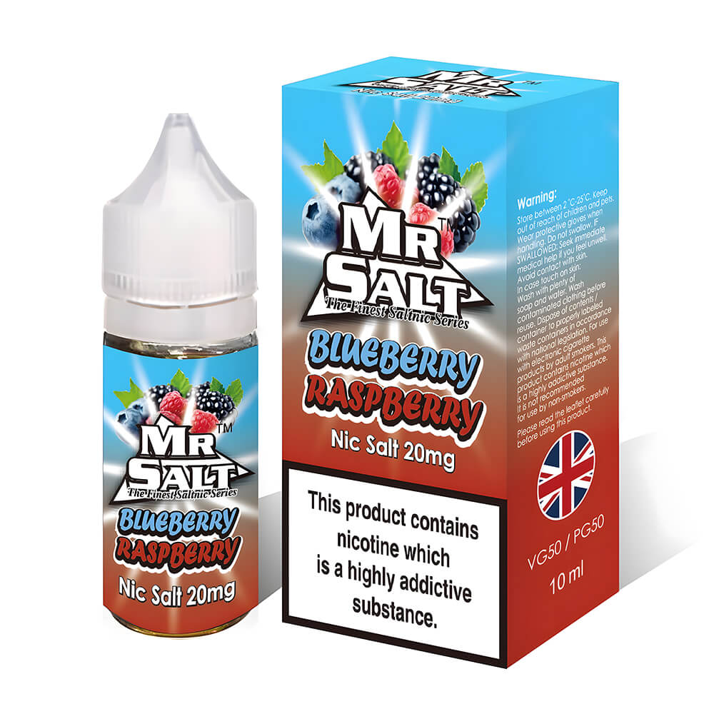 Mr Salt Blueberry Raspberry Nic Salt Vape Juice|5-£11