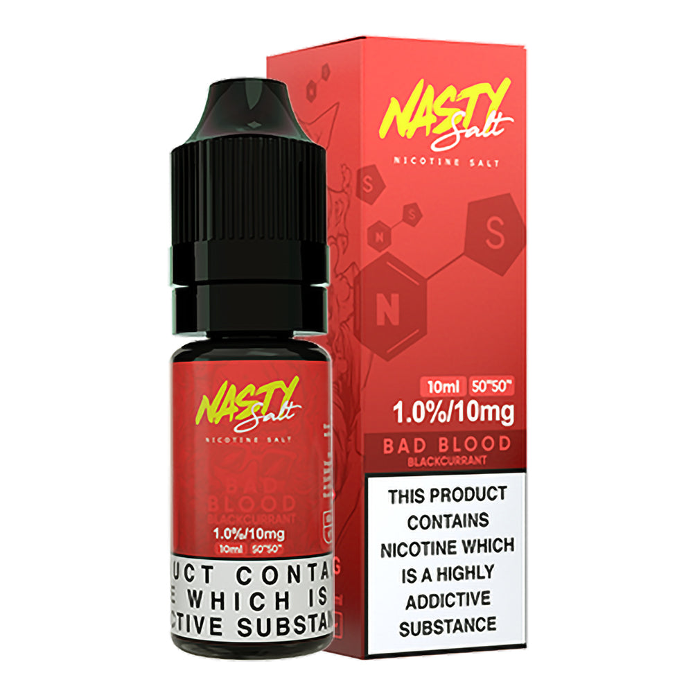 Nasty Salt Bad Blood Nic Salt Vape Juice - 5 For £11
