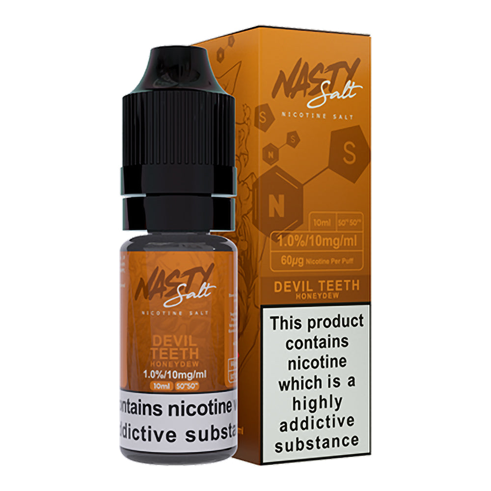 Nasty Salt Devil Teeth Nic Salt Vape Juice - 5 For £11