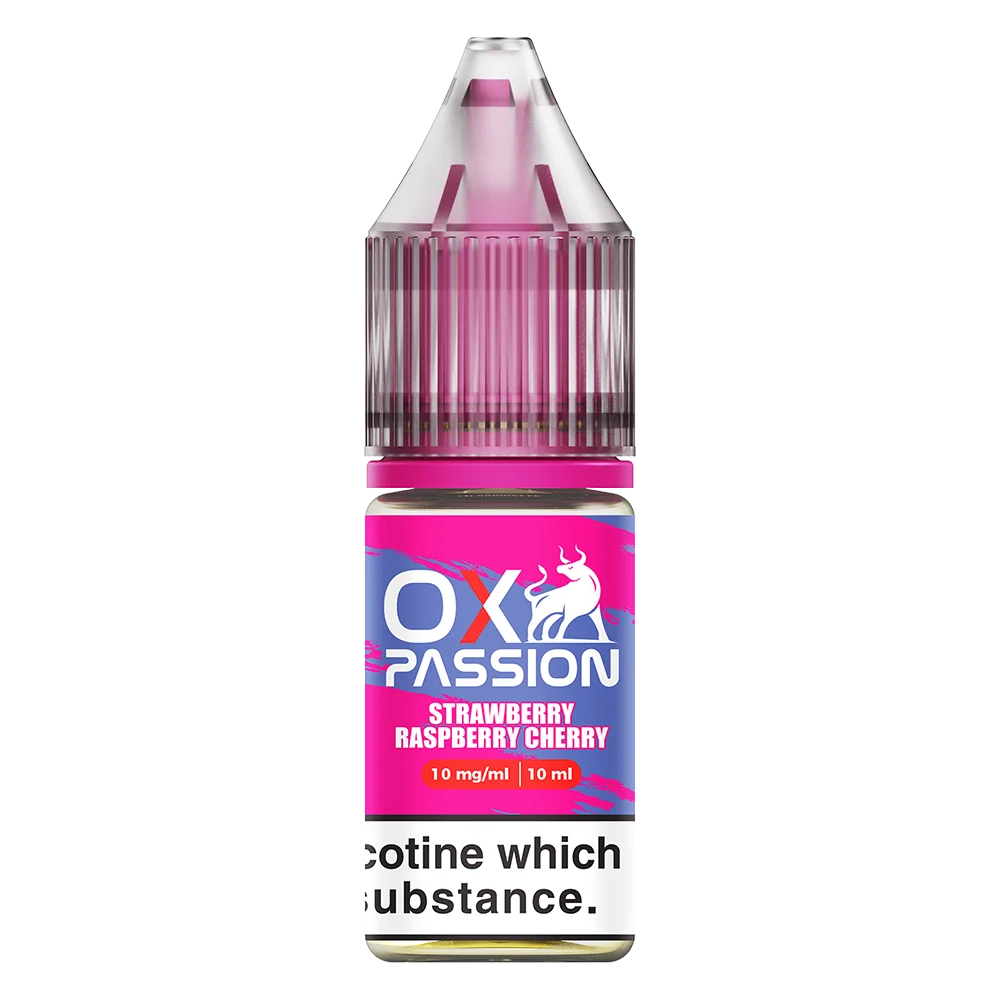 Ox Passion Strawberry Raspberry Cherry Nic Salt E-Liquid by OXVA