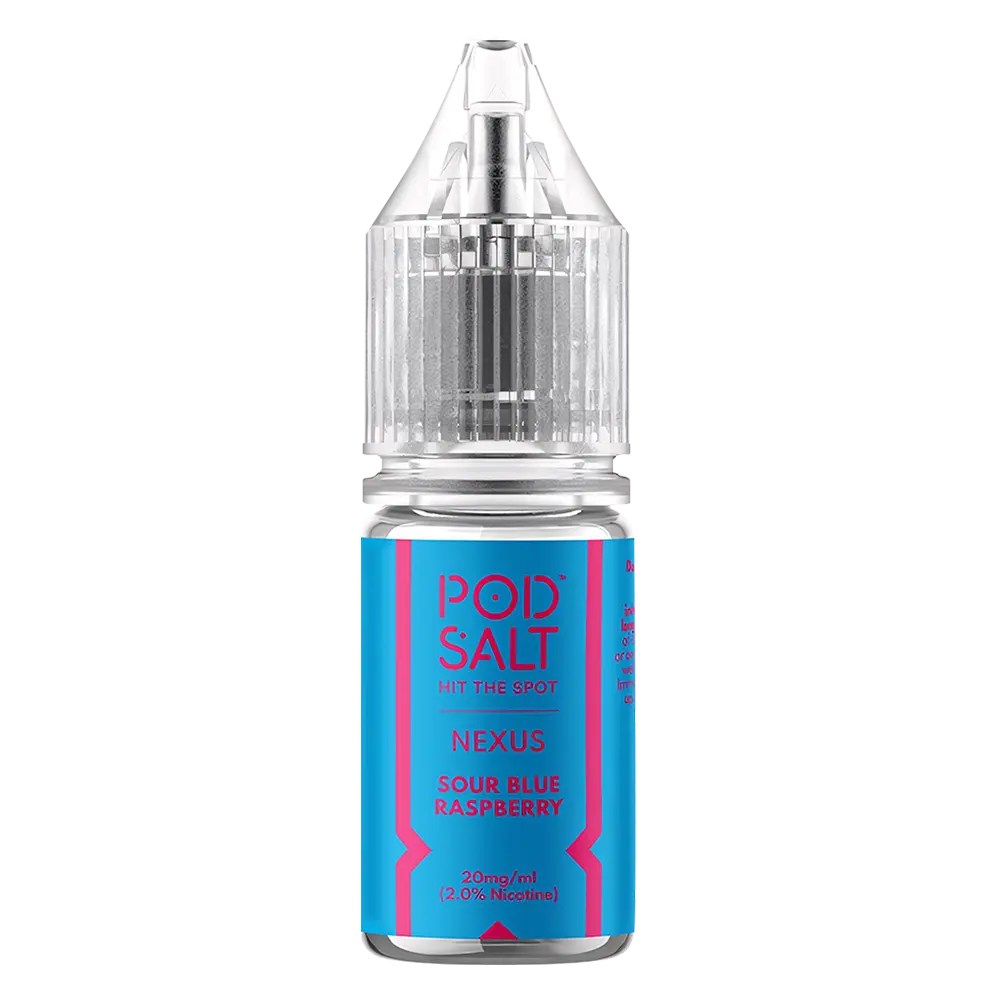 Sour Blue Raspberry Nic Salt by Pod Salt Nexus - 5 For £11 - WizVape.co.uk