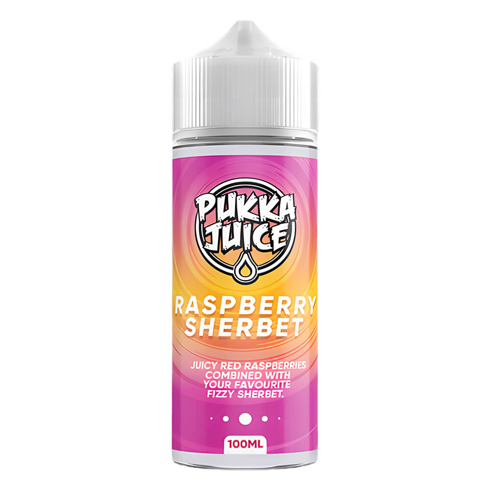 Raspberry Sherbet 100ml Vape Juice by Pukka Juice