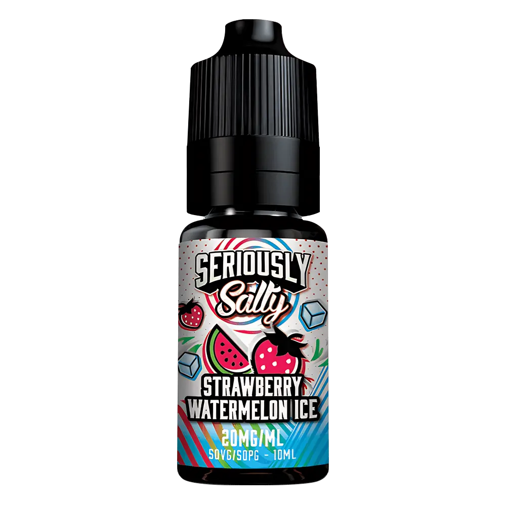 Seriously Salty Strawberry Watermelon Ice Nic Salt E-Liquid