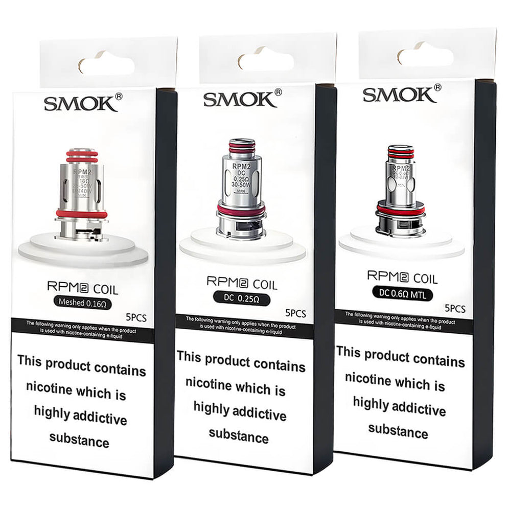 Smok RPM 2 Replacement Coils, 5 Pack, 0.16 to 0.6 Ohm- £9.99