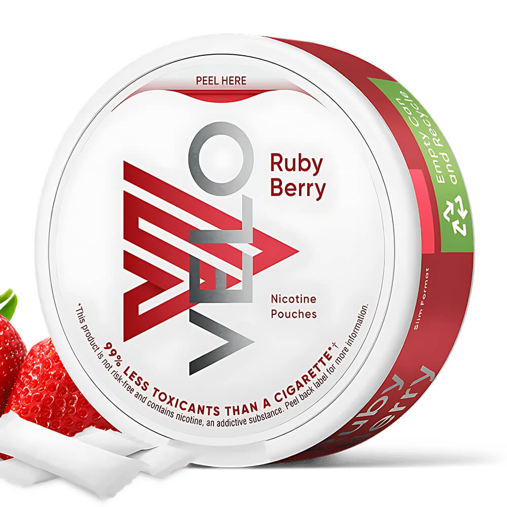 Ruby Berry Nicotine Pouches by Velo